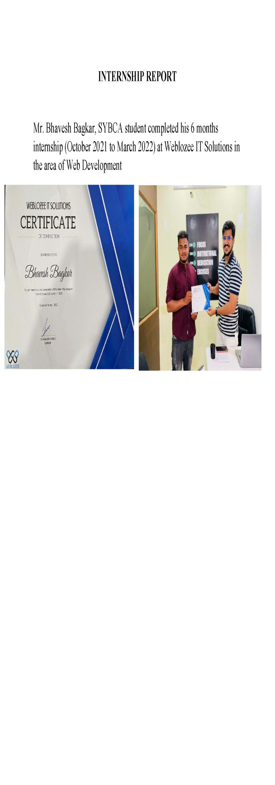 PLACEMENTS/INTERNSHIPS – Saraswat College